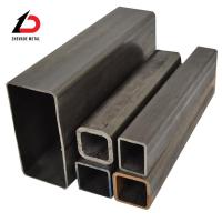 China Q195 Black Iron Rectangular Steel Tube 2x4 Inch with 1.5-8mm Wall Thickness for Building Construction for sale