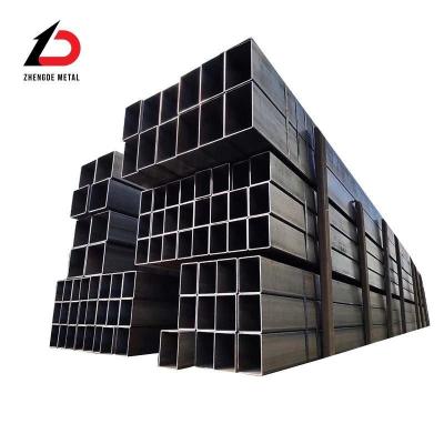 China Carbon Steel Square Hollow Tube 20x20 to 100x70mm Seamless Rectangular Pipe for Construction for sale