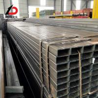 China Carbon Steel Seamless Square Pipe S235jr Ss400 36x18mm to 100x70mm Hollow Tube for Construction for sale