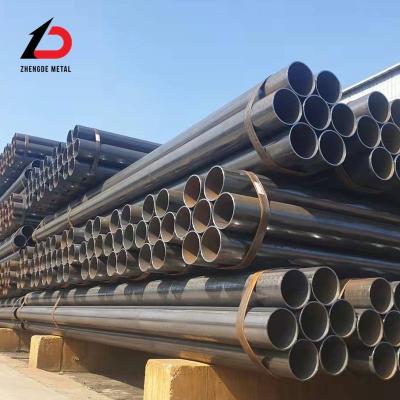 China DN32 DN40 Q235 Welded Steel Pipes - 6m Length Industrial Grade for Water Supply and Construction for sale