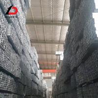 China SS330 SS400 S235JR Q195 Q235 Q345 Galvanized Steel Pipe 0.6-25mm Thickness Custom Square Rectangular Sizes for sale