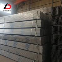 China SS330 SS400 S235JR Q195 Q235 Q345 Galvanized Steel Pipe 0.6-25mm Thickness Custom Square Rectangular Sizes for sale
