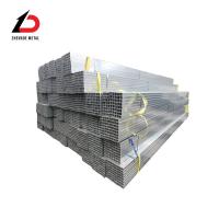 China Dx51d Z275 Galvanized Steel Square Pipe 1.5 Inch 12ft Length with 1-12mm Thickness Options for sale