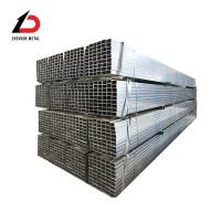 China JIS Galvanized Square Steel Pipe Hot Dip Zinc Coated Carbon Steel Tube 20x20mm to 100x100mm for Greenhouse Structure for sale