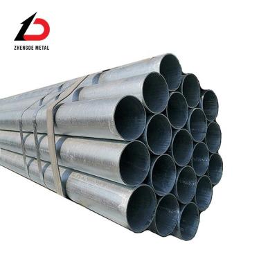 China Hot Dip Galvanized Round Steel Pipe ERW Gi Pipe 2.0mm to 5.5mm Thickness for Construction for sale