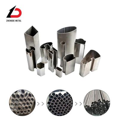 China Custom Special Shaped Steel Tubes 304 316 Stainless Triangle Pipe 4-200mm OD with ±0.1-1.0mm Tolerance for sale