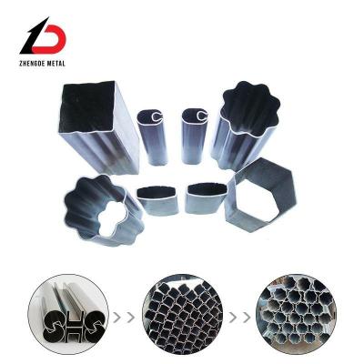 China ASTM JIS GB ISO S235JR Q345 Special Shaped Steel Pipe - Hexagon Pentagon Triangle Profiles 4-200mm OD for sale