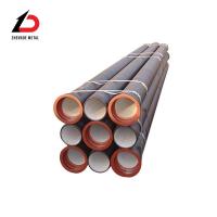 China ISO2531 Certified Ductile Iron Pipe DN80-200mm with Zinc Coating for Water Supply Systems for sale