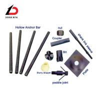 China Hollow Grouting Rock Bolt System with Pressure Grouting up to Dozens of Kilograms for Radial and Slope Reinforcement for sale