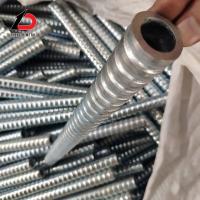 China Hollow Anchor Rod System 25-32mm Self-Drilling Rock Bolt with Pressure Grouting for Slope and Foundation Support for sale