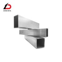 China AISI 201 304 316 430 Stainless Steel Square Pipe Rectangular Tube Hairline Hollow Section 1.5mm for sale