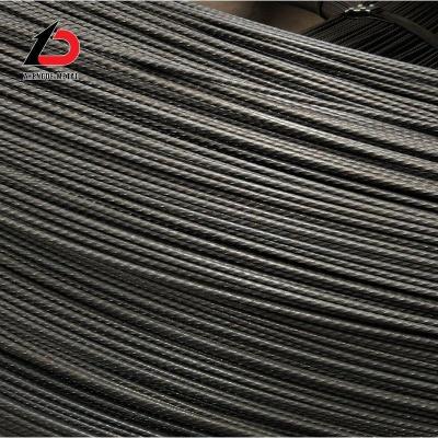 China Prestressed Concrete Strand Wire 3.8mm to 7mm Spiral Ribbed High Carbon PC Steel Wire for Construction for sale