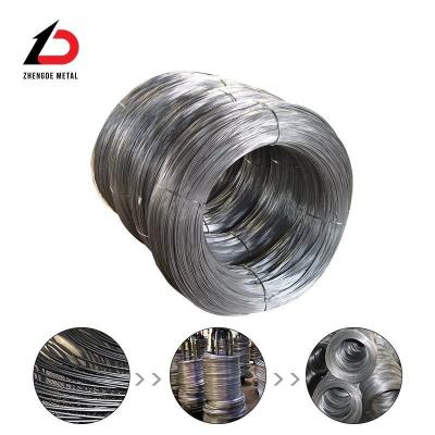 China High Carbon Spring Steel Wire 0.5-13mm Diameter 55CrSi 60Si2Mn 65Mn Non-Alloy Material for Industrial Springs for sale