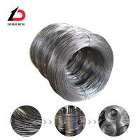 China 5.5mm Hot Dipped Galvanized Spring Steel Wire SAE1008b SAE1006 S45c Multiple Grades for Industrial Applications for sale