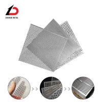China Aluminum Perforated Metal Mesh 1220x2440x2mm with Round Holes for Acoustic Panels and Decorative Applications for sale