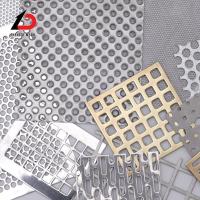 China Aluminum Perforated Metal Mesh 1220x2440x2mm with Round Holes for Acoustic Panels and Decorative Applications for sale