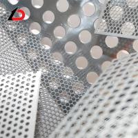 China Small Round Hole Perforated Aluminum Mesh 0.2-20mm Aperture 0.25-20mm Thickness for Building Balcony Decoration for sale