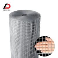 China Hot Dip Galvanized Welded Wire Mesh 16 Gauge 1/2 x 1 Inch Square Hole Iron Mesh Roll for sale