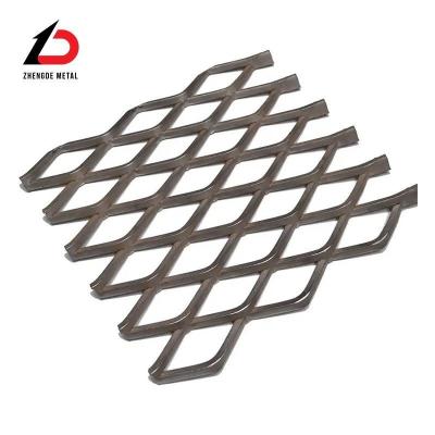 China Galvanized Low Carbon Steel Expanded Metal Mesh 0.5-3mm Thickness with Diamond Square Round Hole Patterns for Industrial Applications for sale
