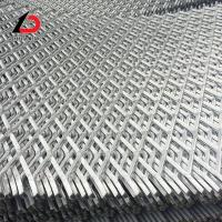 China Galvanized Low Carbon Steel Expanded Metal Mesh 0.5-3mm Thickness with Diamond Square Round Hole Patterns for Industrial Applications for sale