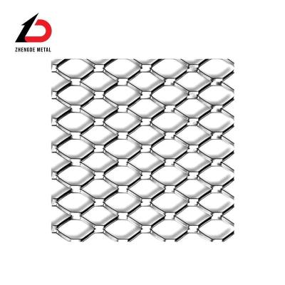 China Expanded Metal Mesh 0.3mm-10mm Thickness Diamond Hole Pattern in Aluminum Copper Carbon Stainless Steel for sale