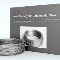 China 4mm Galvanized Steel Wire with 350g/sqm Zinc Coating - High Corrosion Resistance for Construction & Industrial Use for sale