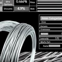 China 4mm Galvanized Steel Wire with 350g/sqm Zinc Coating - High Corrosion Resistance for Construction & Industrial Use for sale