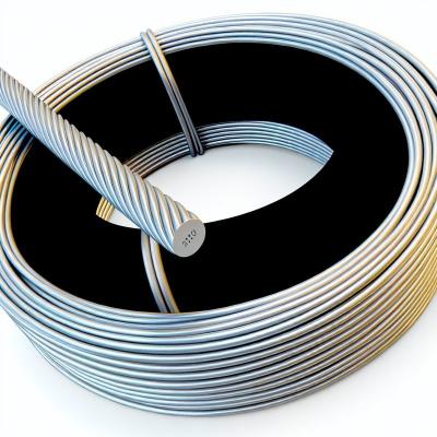 China Galvanized Steel Wire 1.5mm-4mm Diameter with 350 g/sqm Zinc Coating for High Corrosion Resistance for sale