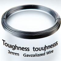 China Galvanized Steel Wire 1.5mm 2mm 3mm 4mm Diameter with 350 g/sqm Zinc Coating for Rust Resistance for sale