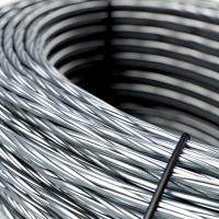 China Galvanized Steel Wire 1.5mm-4mm Diameter with 350 g/sqm Zinc Coating for Construction and Industrial Use for sale