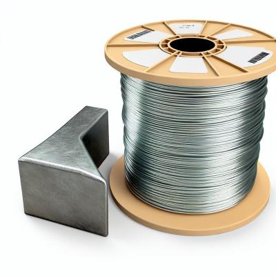 China Hot Dipped Galvanized Steel Wire 1.5mm to 4mm Diameter 350 gsm Zinc Coating High Corrosion Resistance for sale