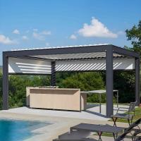 China Breathtaking Outdoor Experience with the Motorized Louvered Pergola for sale