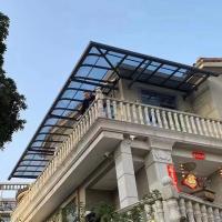 China Luxury Canopy Aluminium Polycarbonate Canopies Awnings Entrance Door Canopies Awnings for sale