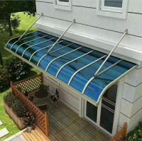 China Anti Typhoon Aluminum Awning Canopy Alloy Waterproof Sound Insulation Panel for sale
