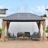 China Gazebo with Adjustable Roof  Outdoor Hardtop Gazebo  Gazebo Canopy for sale