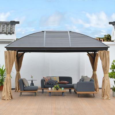 China Gazebo with Adjustable Roof  Outdoor Hardtop Gazebo  Gazebo Canopy for sale