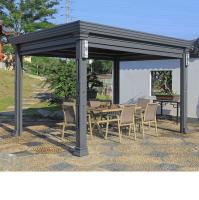 China Smart Electric Aluminum Alloy Pergola Outdoor Sunshade for sale