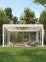 China Freestanding Heavy Duty Easy Install Aluminum Electric Pergola for sale