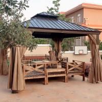 China Aluminium Motorized Rainproof Pergolas Louver Roofing Patio Cover for sale