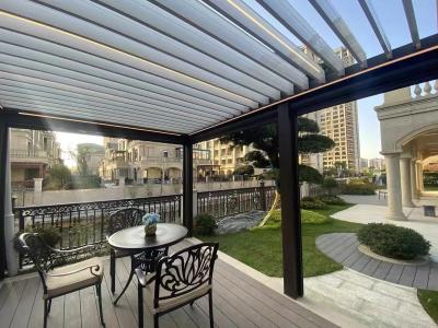 China Aluminum Louvre Gazebo: Transform Your Outdoor Space with Controllable Light and Breeze for sale