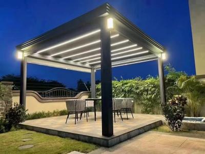 China Deluxe Louvered Pergola Aluminum Louvered Pergola Pergolas Create Room Like Space for sale