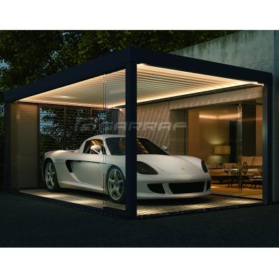 China Newly designed environmental protection modern pavilion waterproof aluminum pergola for sale