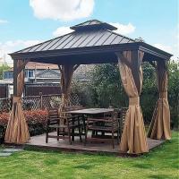 China Outdoor Hardtop Gazebo With Polycarbonate Roof Gazebo Canopy for sale