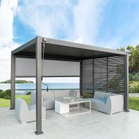 China Blend Of Style And Functionality With Aluminum Louvered Pergola for sale