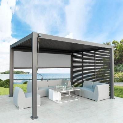 China Blend Of Style And Functionality With Aluminum Louvered Pergola for sale
