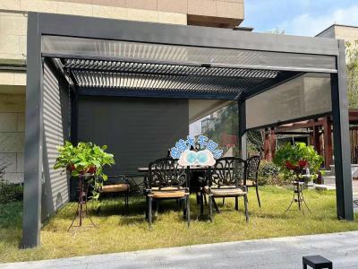 China UV Resistant Durability Aluminum Louvered Pergola with Multi-Functional Shade and CMA Certification for sale