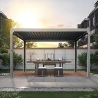 China Elevate Your Outdoor Space With Adjustable Louvered Aluminum Pergolas for sale