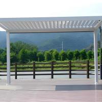 China Integrated Hidden Gutters Aluminum Patio Covers With Solid Polycarbonate Roofing Sheets for sale