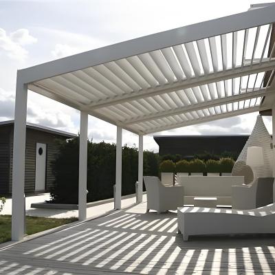 China Explore Elegance of Mirador Adjustable Louvered Aluminum Pergolas for sale