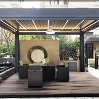 China Combination Of Style And Function With Backyard Aluminum Pergola for sale